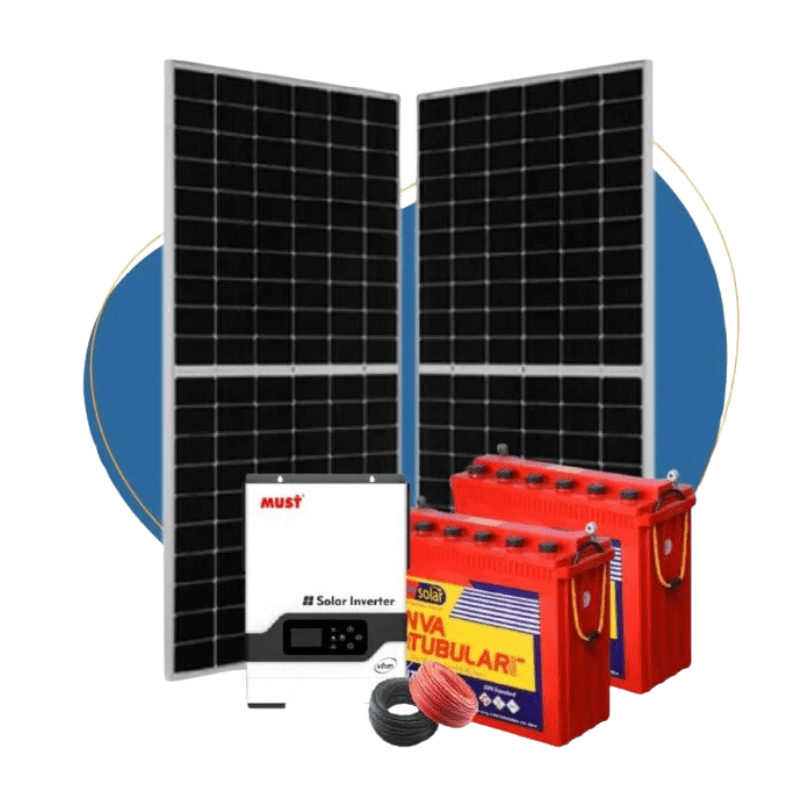 3kw Super Solar Kit – Jinko Must Hybrid Inverter Ceil Tubular Batteries ...